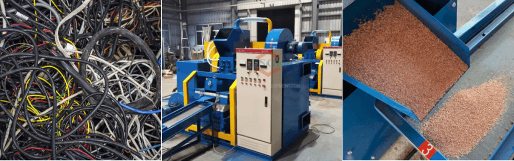 How does a cable granulator machine work? Best cable recycling machine ...